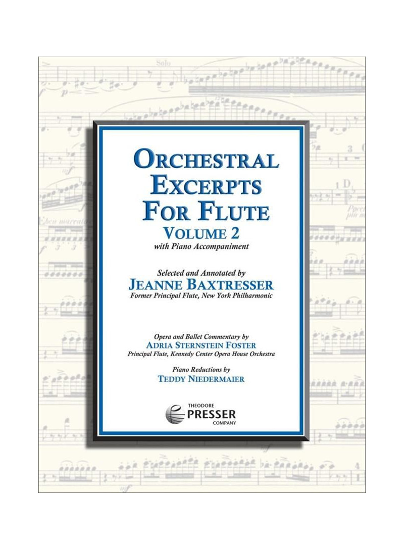 Orchestral Excerpts for Flute, Volume 2 Spartiti Flauto Online | Suono ...