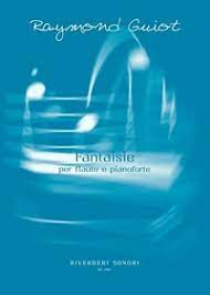 Fantaisie per flauto e pianoforte - Raymond Guiot Spartiti Flauto ...