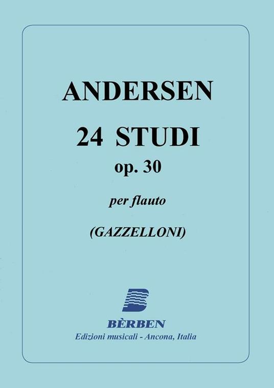 24 Studi Op 30 - Jarl Joachim Andersen Spartiti Flauto Online | Suono ...