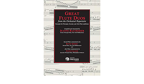 Great Flute Duos From The Orchestral Repertoire, Excerpts for Principal ...